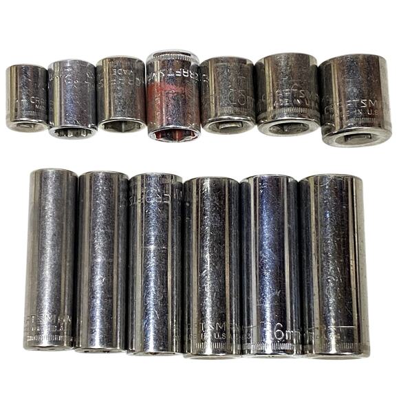 craftsman | Other | Craftsman 3 Pc Socket Set 12 Drive 1119mm Metric 12 ...
